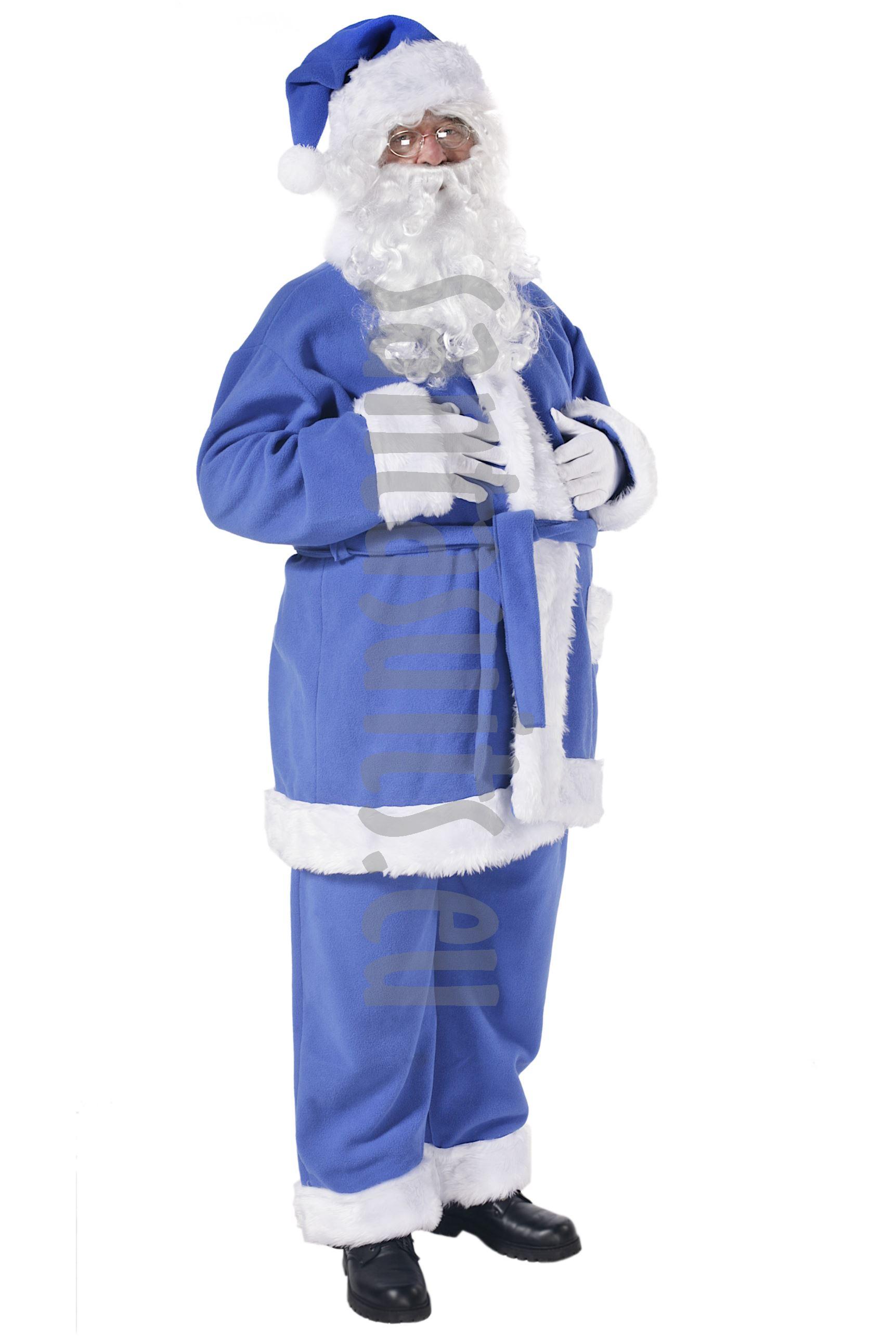 Blue Santa suit - jacket, trousers and hat - Santa Suits