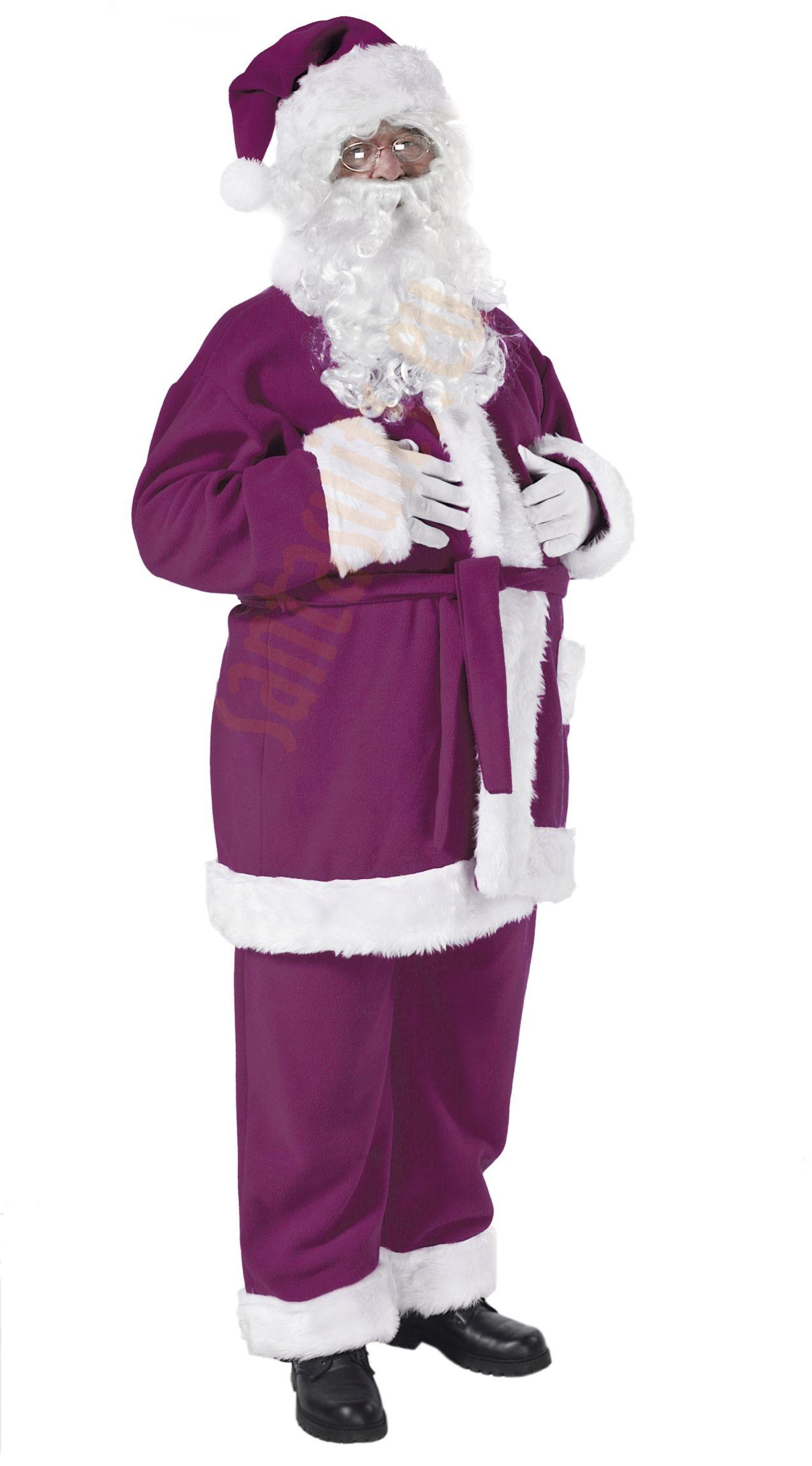 Purple Santa suit - jacket, trousers and hat - Santa Suits